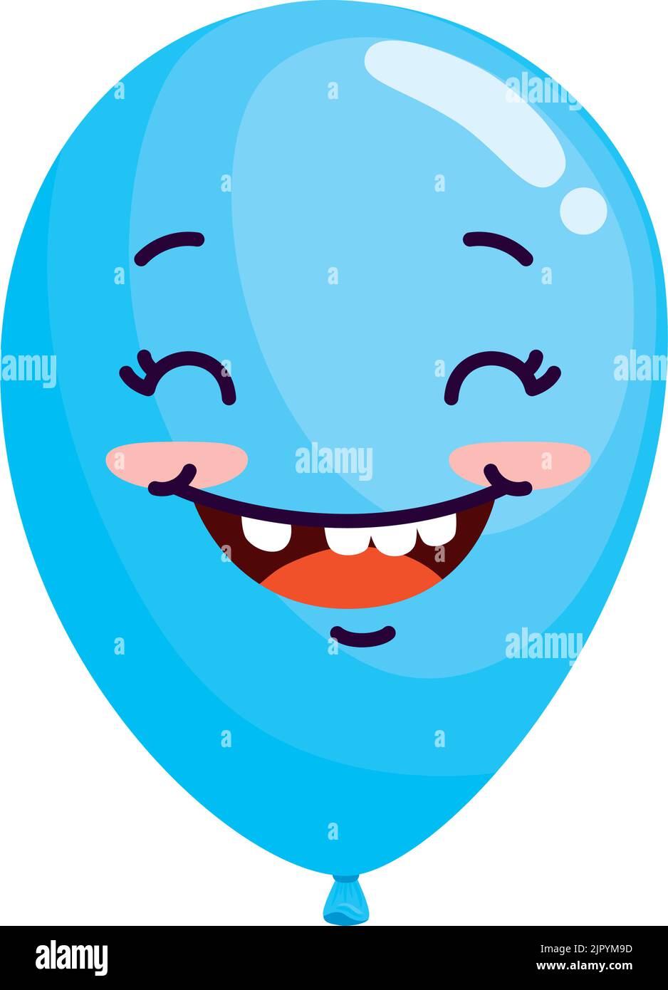 blue balloon helium emoji Stock Vector Image & Art - Alamy