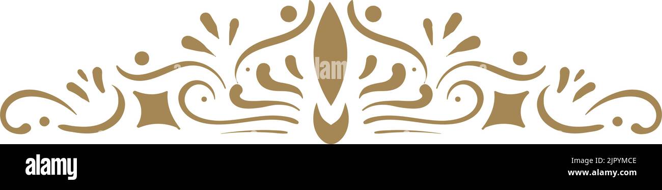 golden border vintage style Stock Vector Image & Art - Alamy