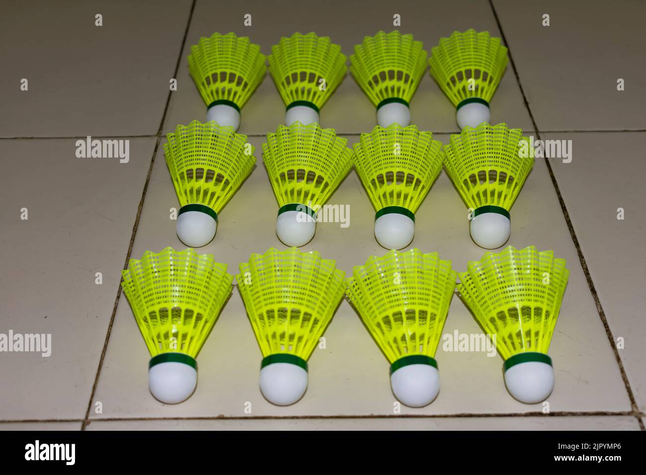 Plastic Badminton Ball,Yellow Ball,On Black Background,Texture Stock ...