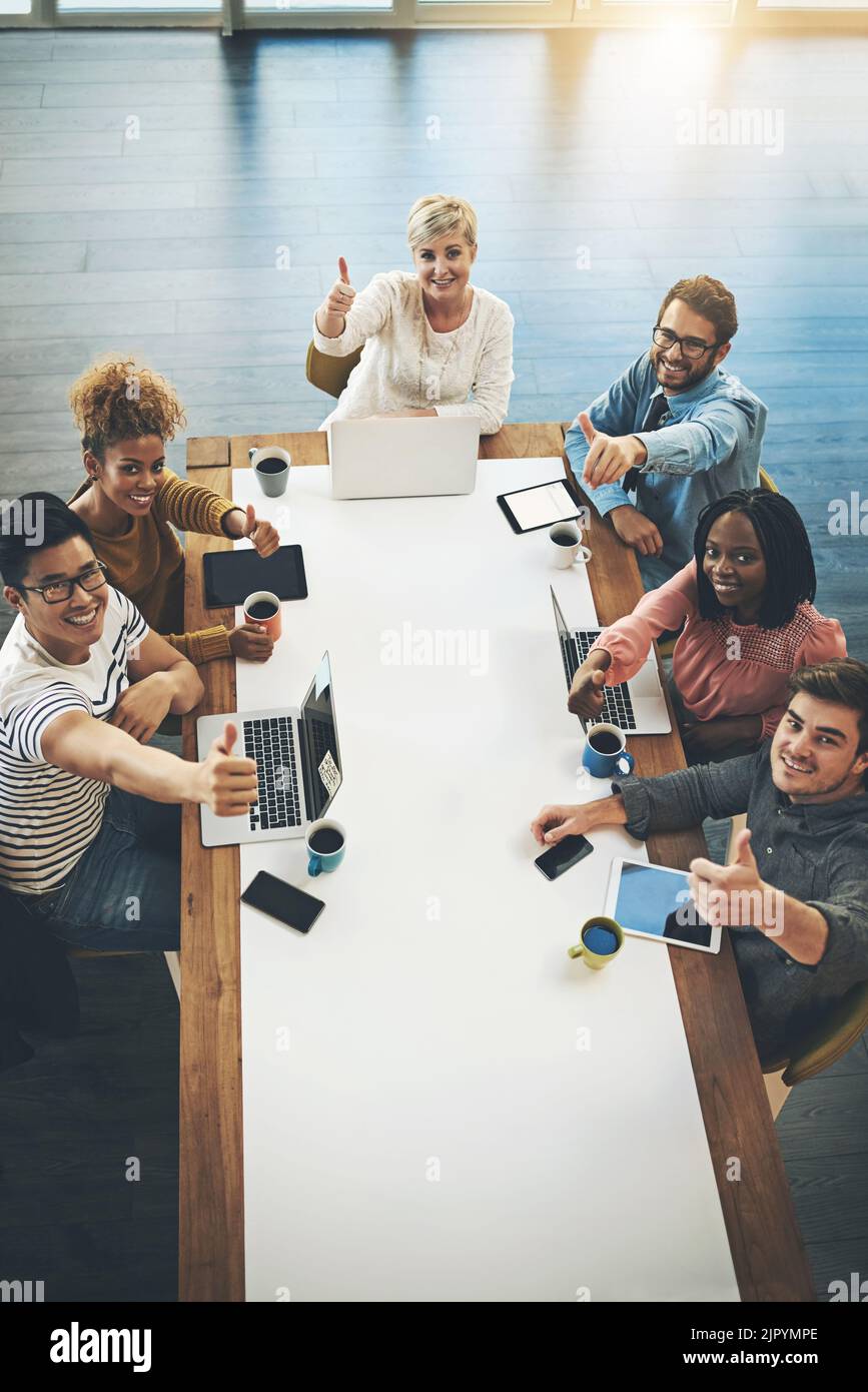 We cant wait to see what youll achieve next. Portrait of a group of ...