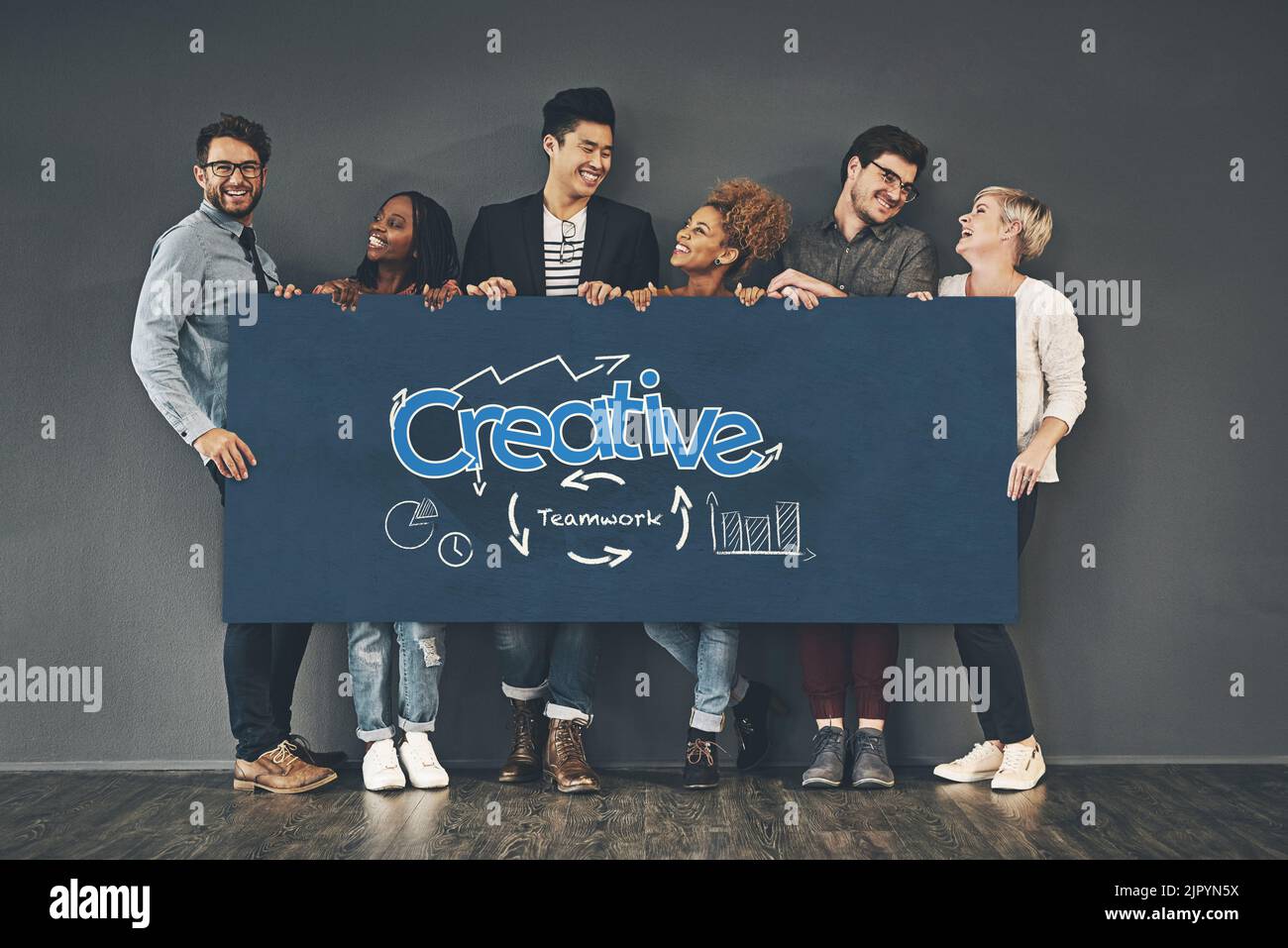 This is where a creative display has been placed. Studio shot of a ...