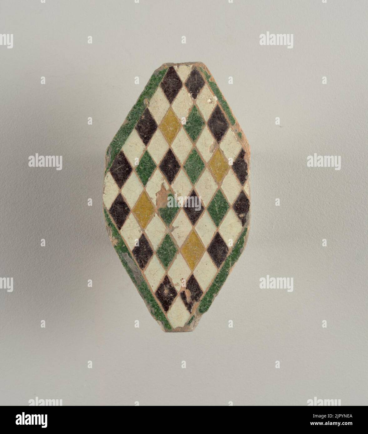 Tile-tile Fragment, 17th century Stock Photo - Alamy