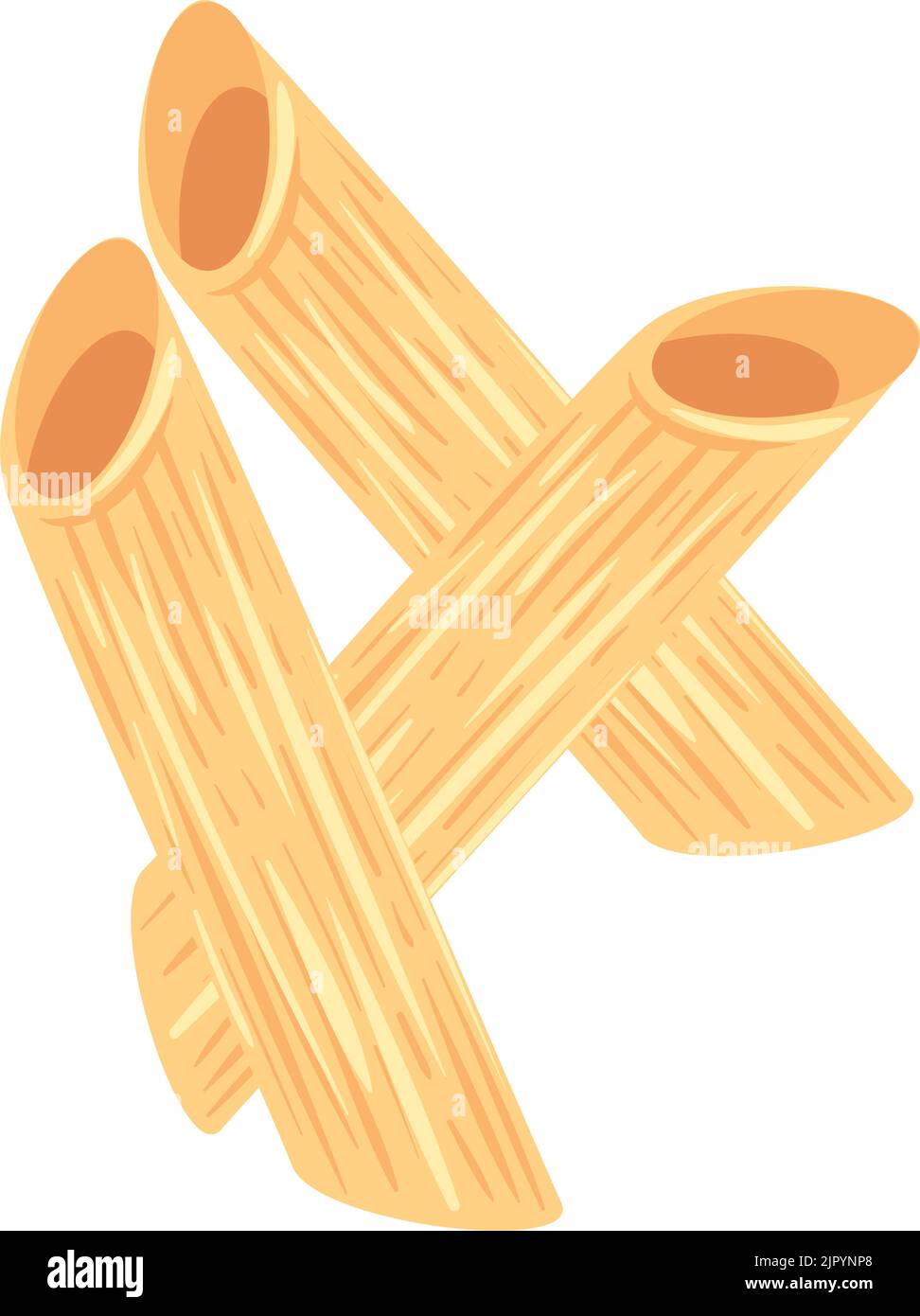 Dry raw wheat pasta Stock Vector Images - Alamy