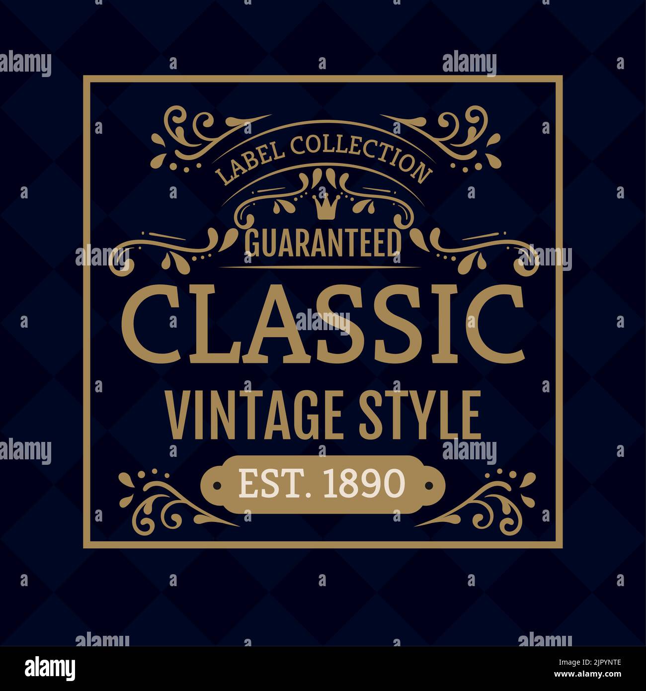classic vintage style label Stock Vector Image & Art - Alamy