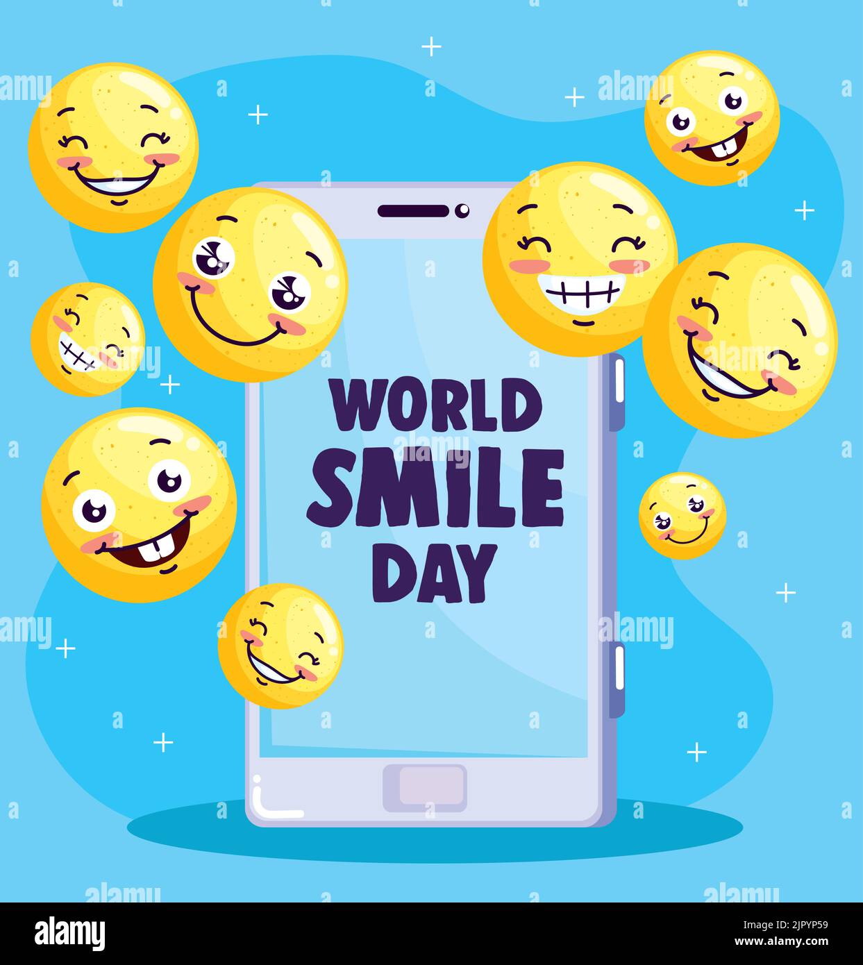 world smile day lettering card Stock Vector Image & Art - Alamy