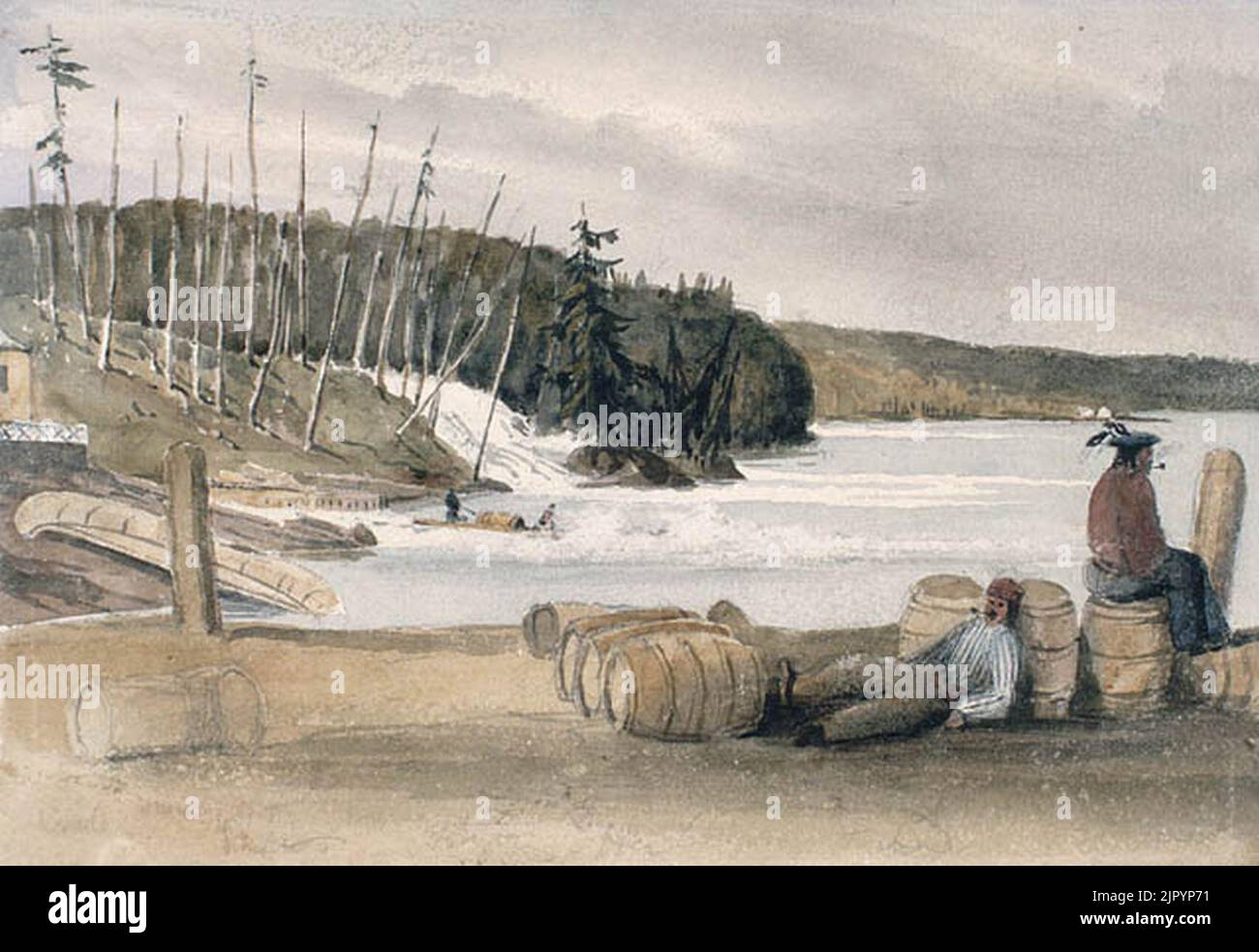 Timber Slide on the Ottawa River, Chats Falls Stock Photo - Alamy