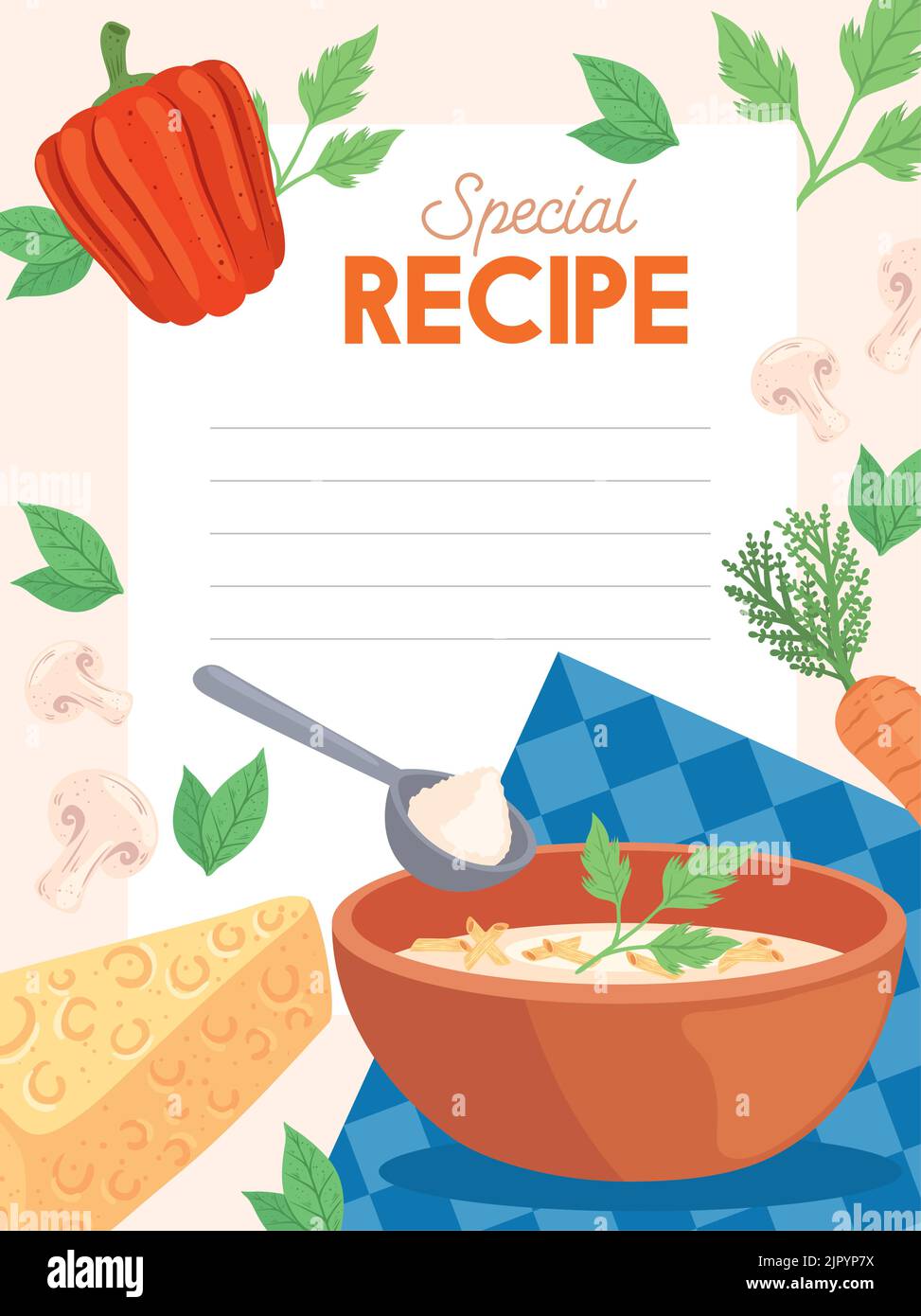 special recipe lettering card Stock Vector Image & Art - Alamy