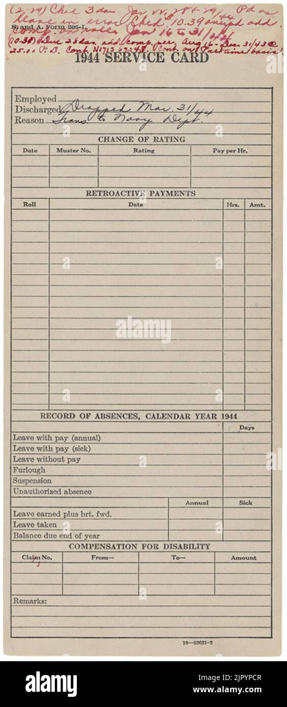 Time Card for Albert Einstein Stock Photo - Alamy