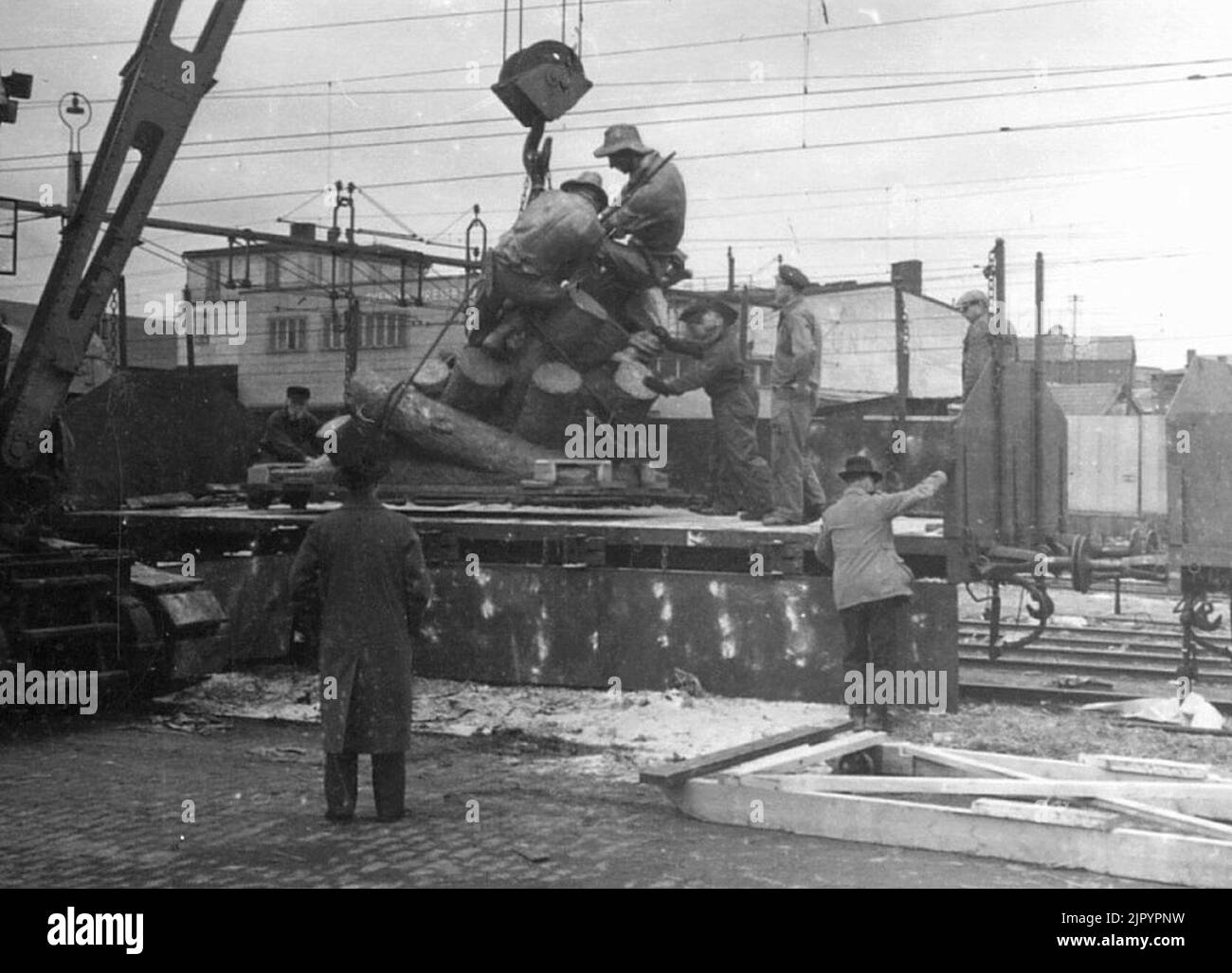 Timmerflottare (skulptur), 1940c Stock Photo - Alamy