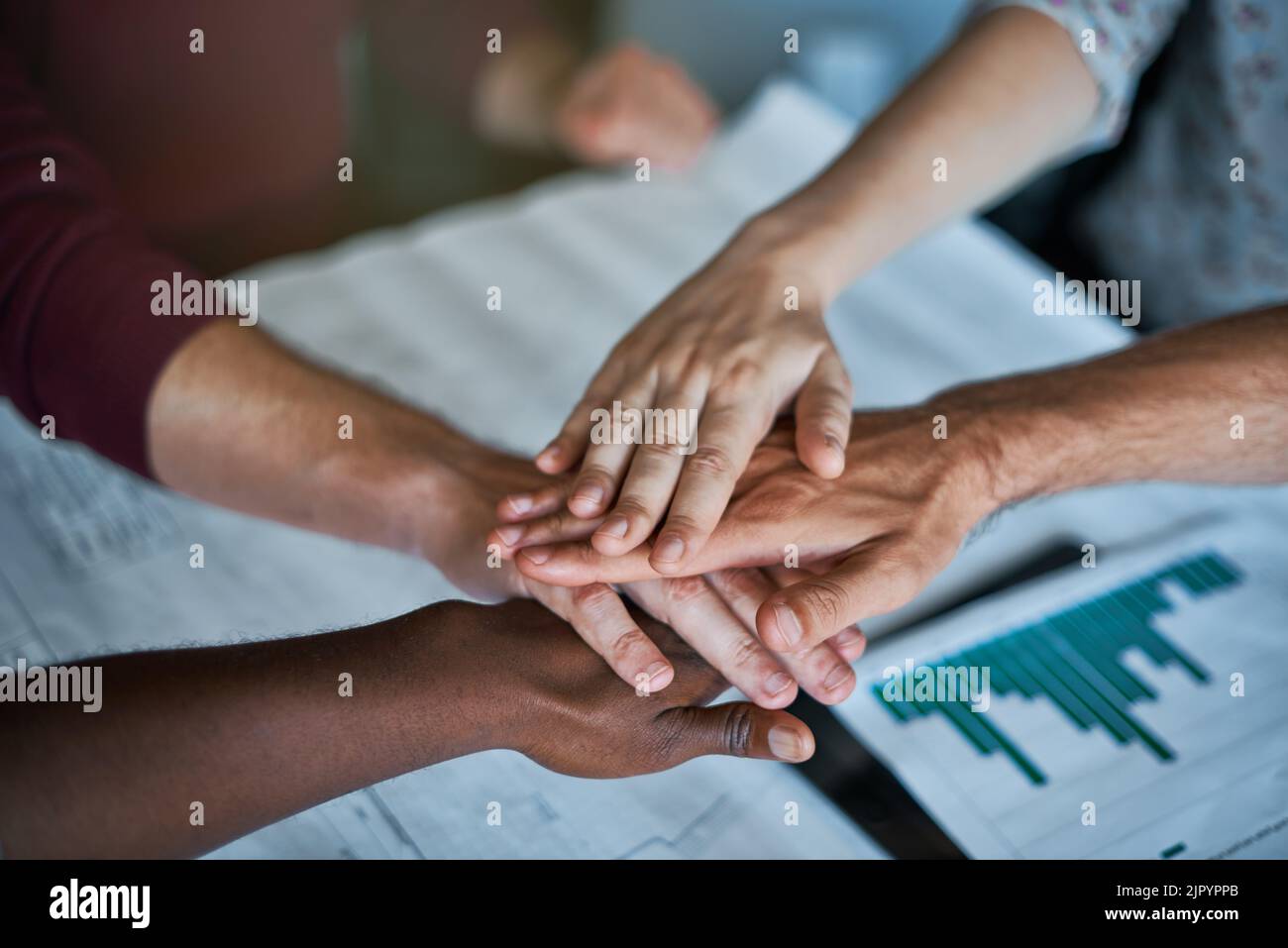 Well all win if we work together. a group of unrecognisable ...