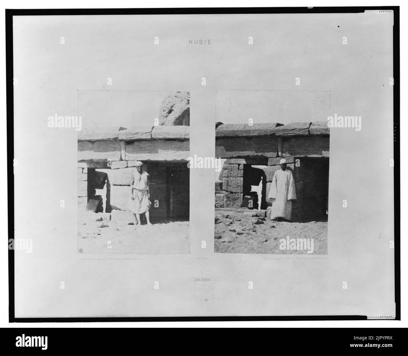 Timonier et matelot) - FT (monogram) Félix Teynard Stock Photo - Alamy
