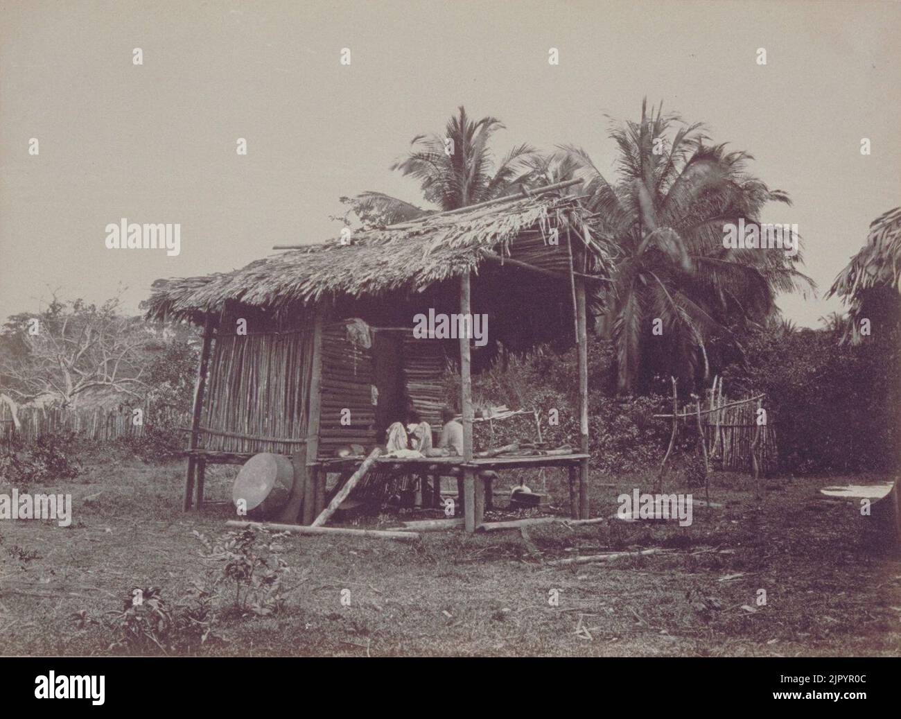 Timothy H. O'Sullivan - Native Hut, Turbo - GEH .198118950001 Stock ...