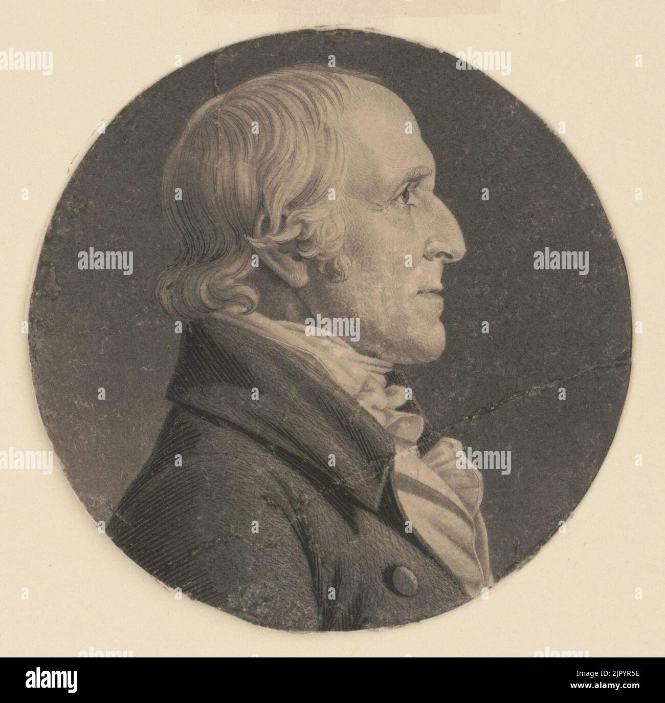 Timothy Pickering, head-and-shoulders portrait, right profile Stock ...