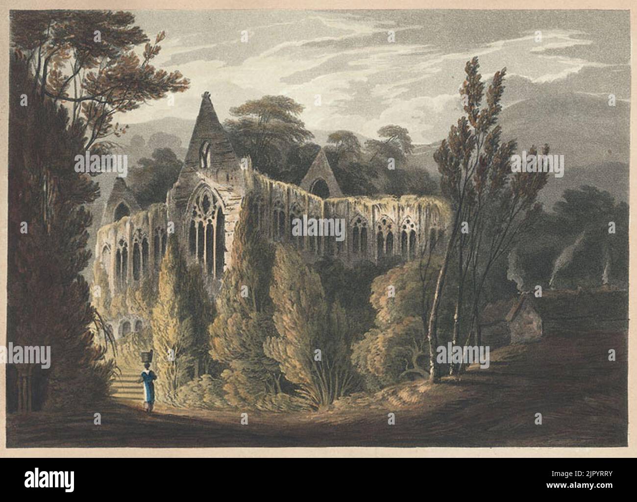 North view tintern abbey hi-res stock photography and images - Alamy