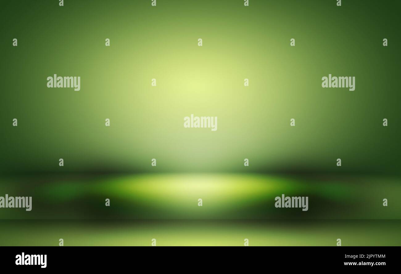Green gradient abstract background empty room with space for your text ...