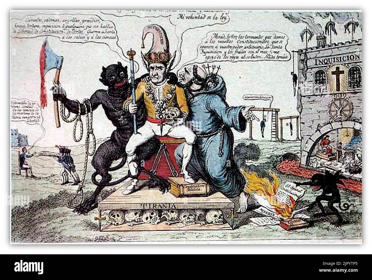 Tiranía circa 1820 Stock Photo - Alamy