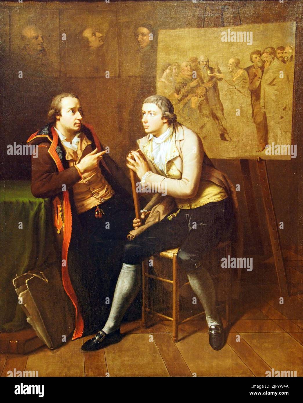 Tischbein Einer den Andern gemalt Stock Photo - Alamy