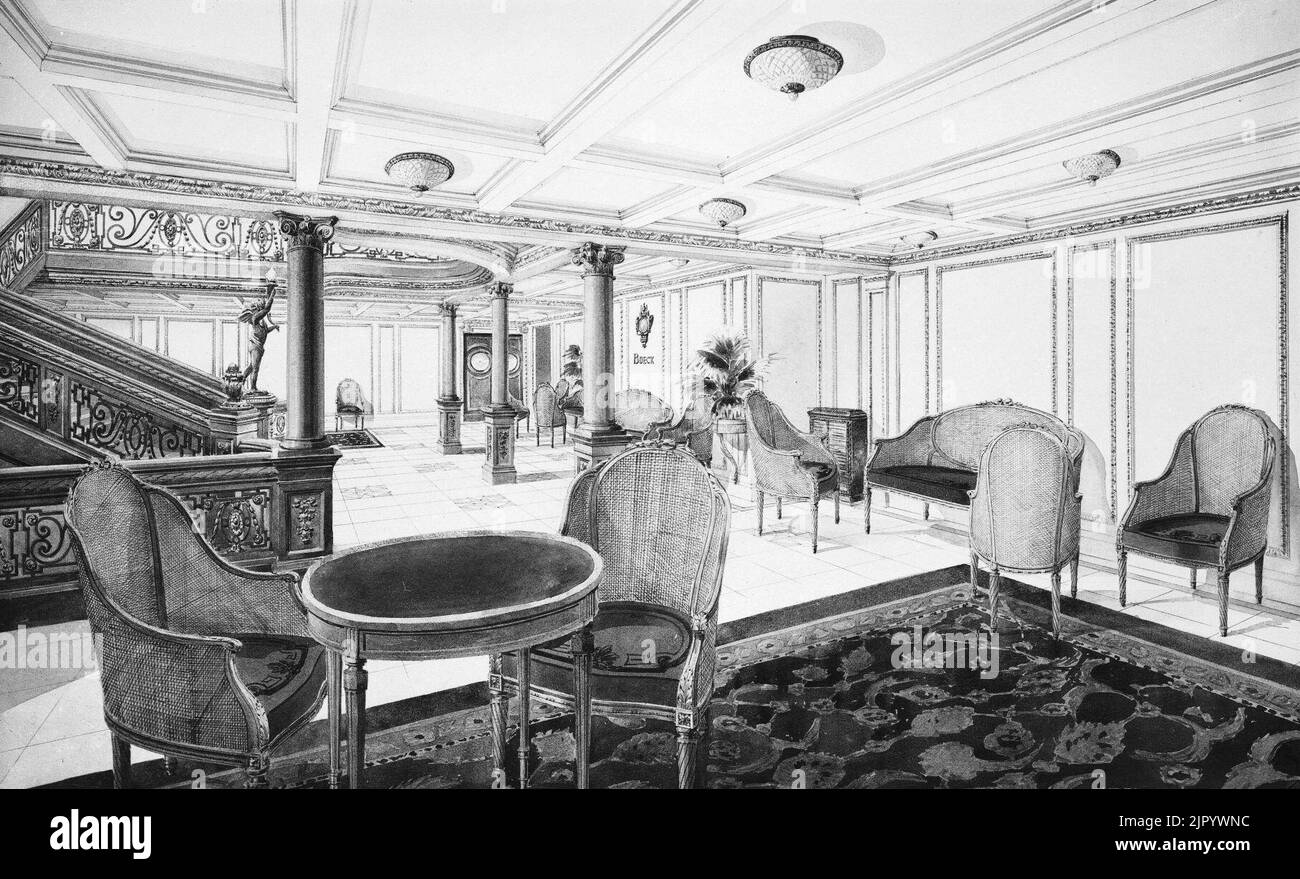 Titanic's 1st Class Restaurant Reception Stock Photo - Alamy