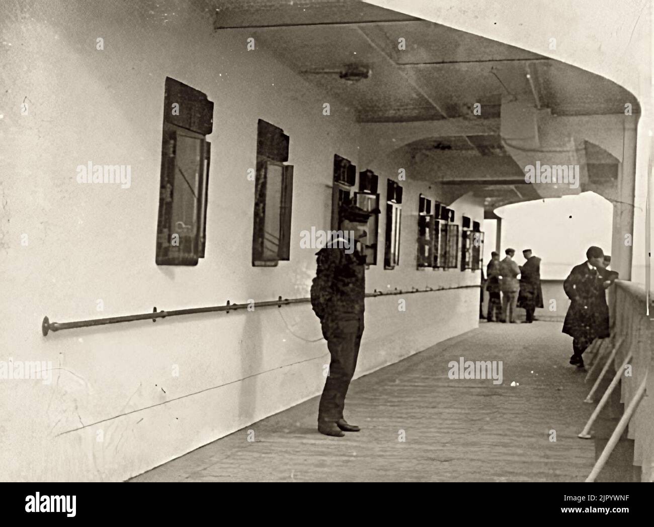 Titanic's forward A deck Stock Photo - Alamy