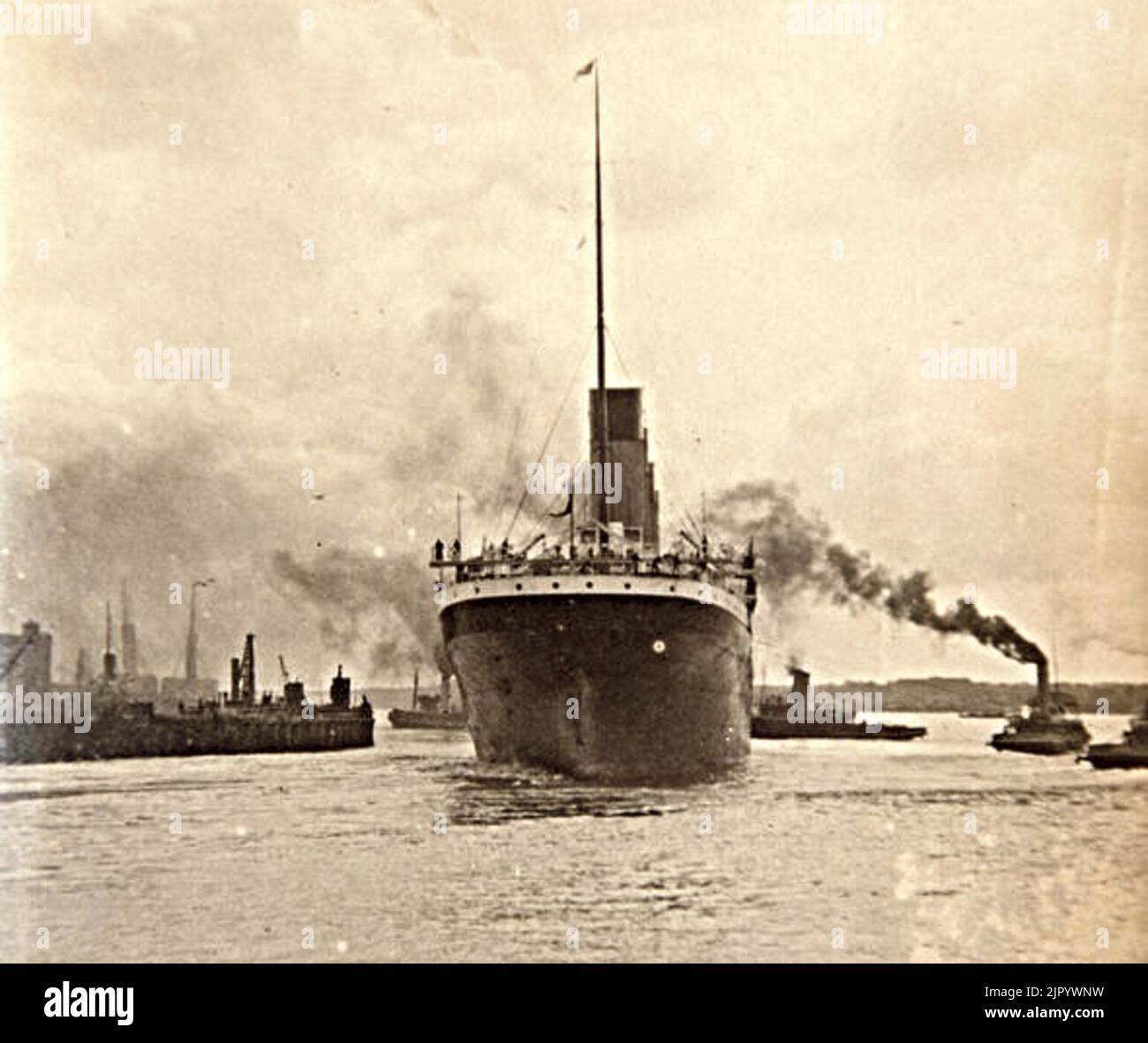 Titanic Southampton sailing day Stock Photo - Alamy