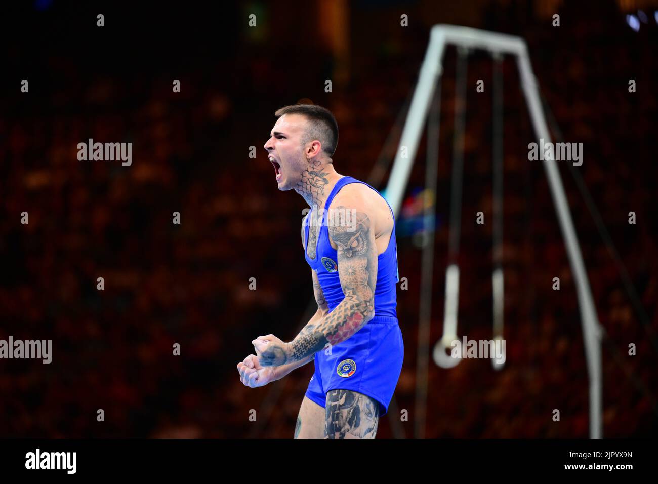 Bartolini Nicola in action during Final of Artistic Gymnastic of ...