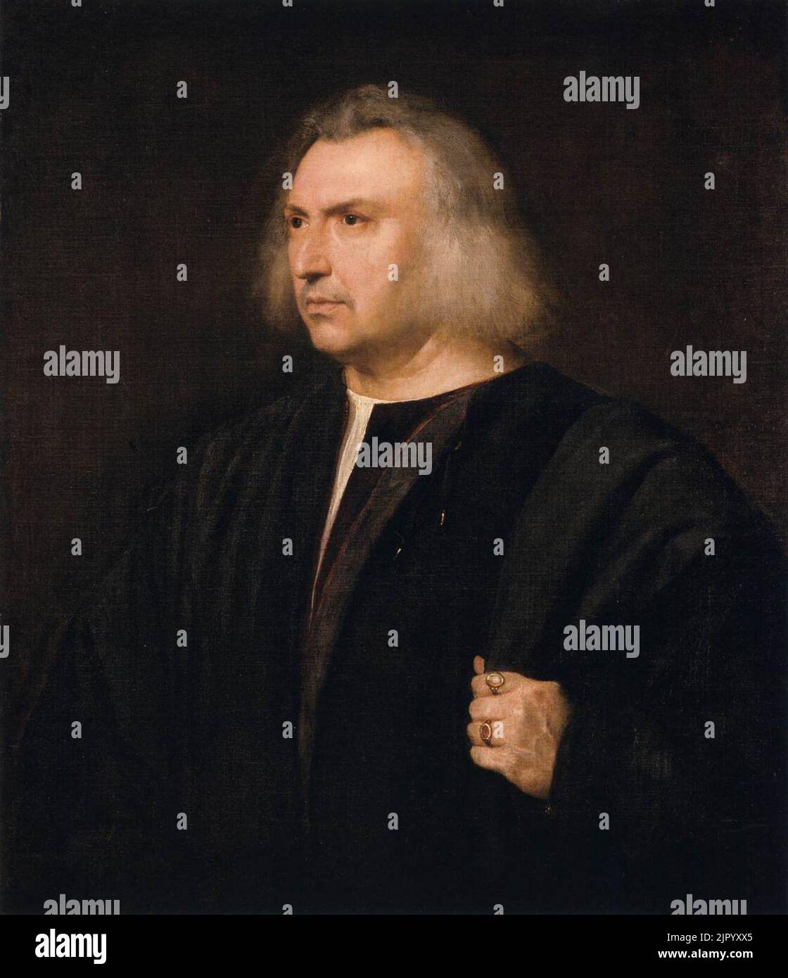 Titian - Portrait of the Physician Gian Giacomo Bartolotti da Parma ...