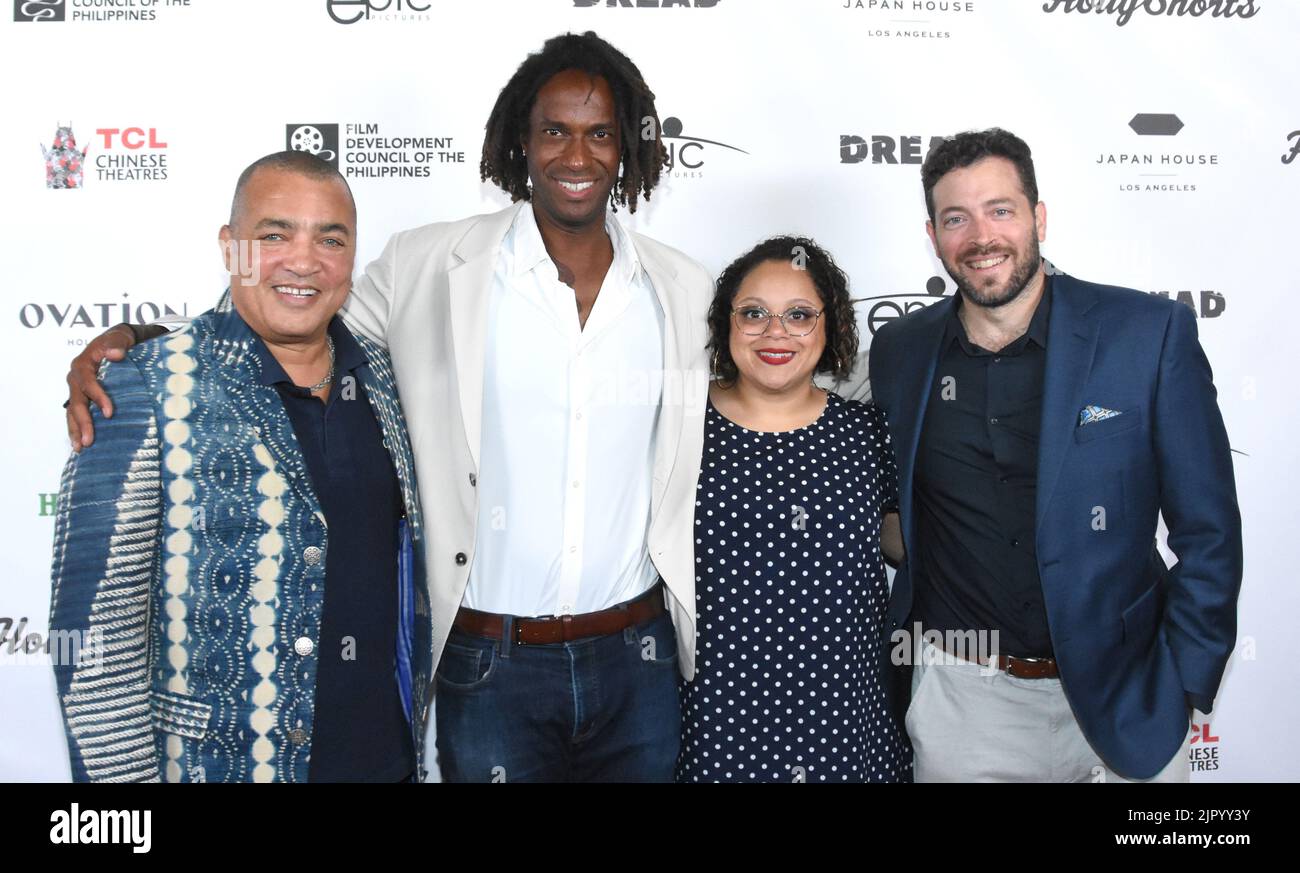 Hollywood, California, USA 20th August 2022 (L-R) Steven Adams, Theo ...
