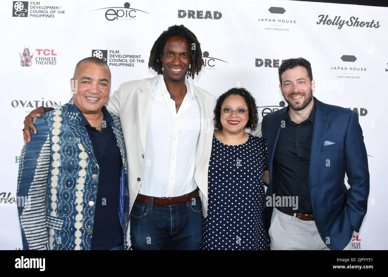 Hollywood, California, USA 20th August 2022 (L-R) Steven Adams, Theo ...