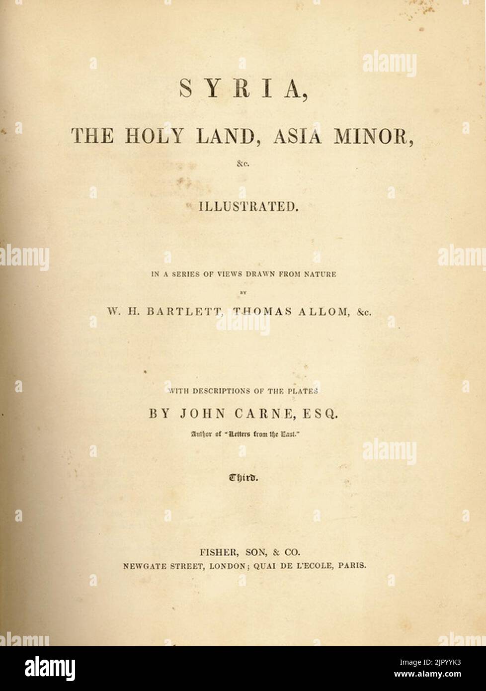 Title page (2) - Carne John - 1836 Stock Photo - Alamy