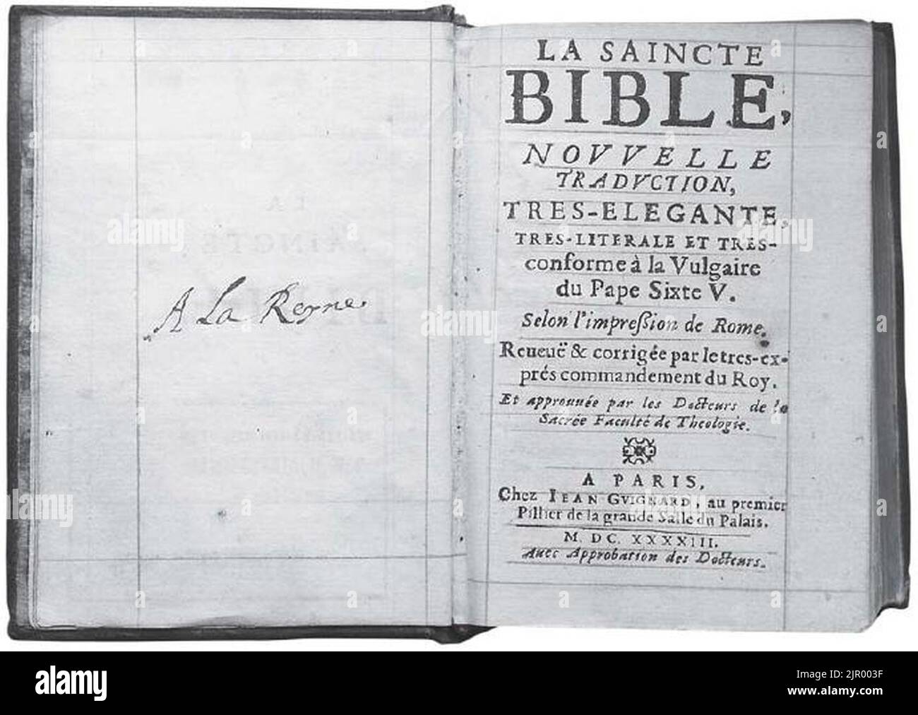Bible title page Cut Out Stock Images & Pictures - Alamy