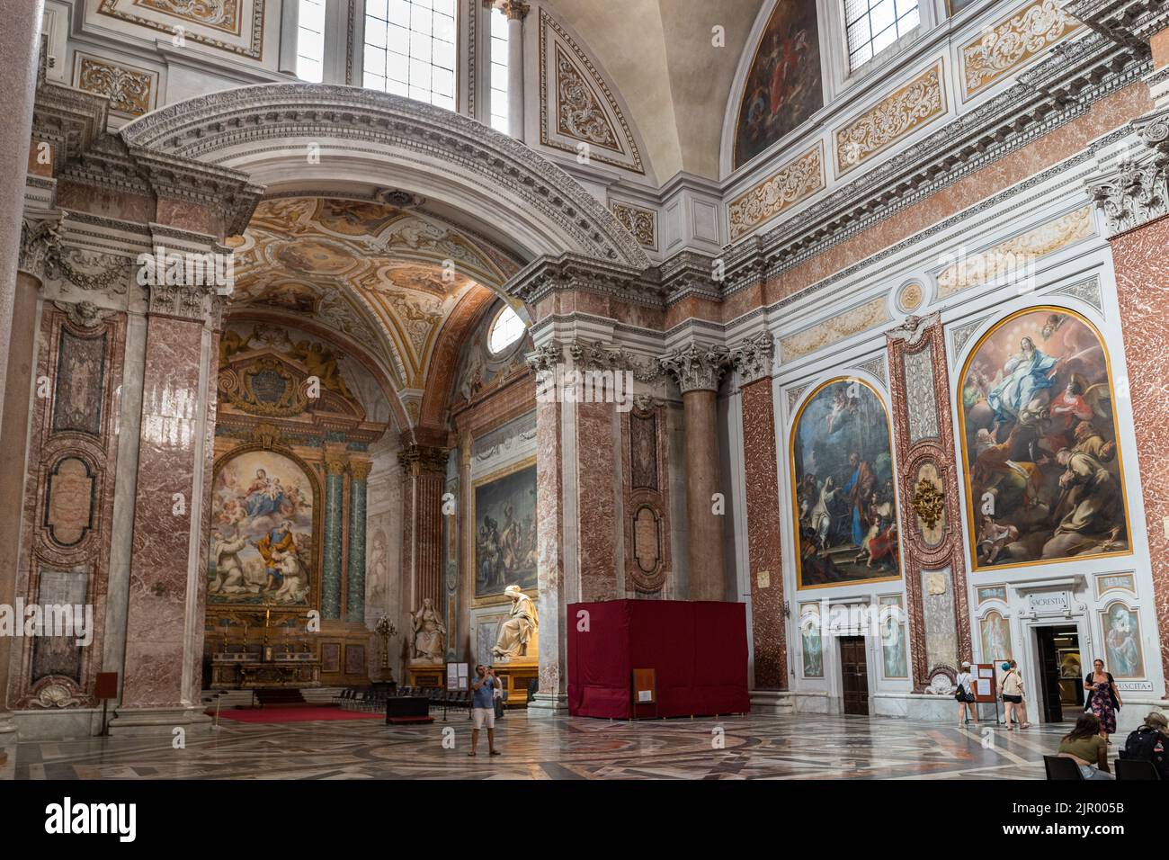 Santa Maria degli Angeli e dei Martiri Church, The basilica is ...