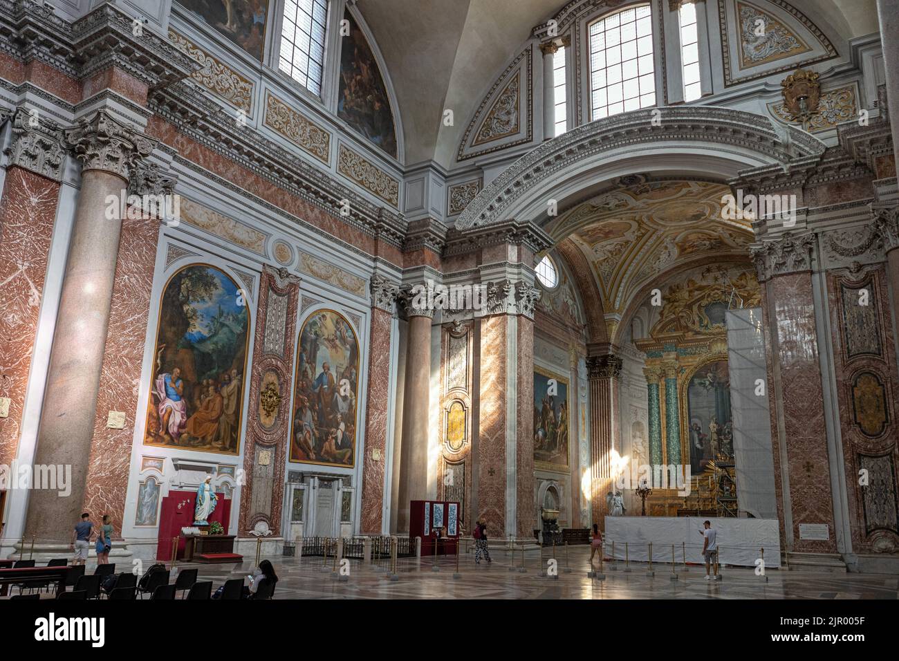 Santa Maria degli Angeli e dei Martiri Church, The basilica is ...