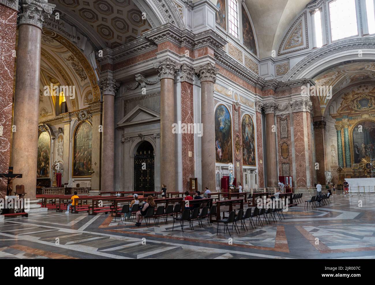 Santa Maria degli Angeli e dei Martiri Church, The basilica is ...