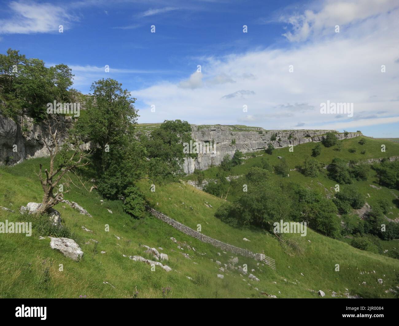 The Pennine Way National Trail Long-distance hiking trail. England. UK ...