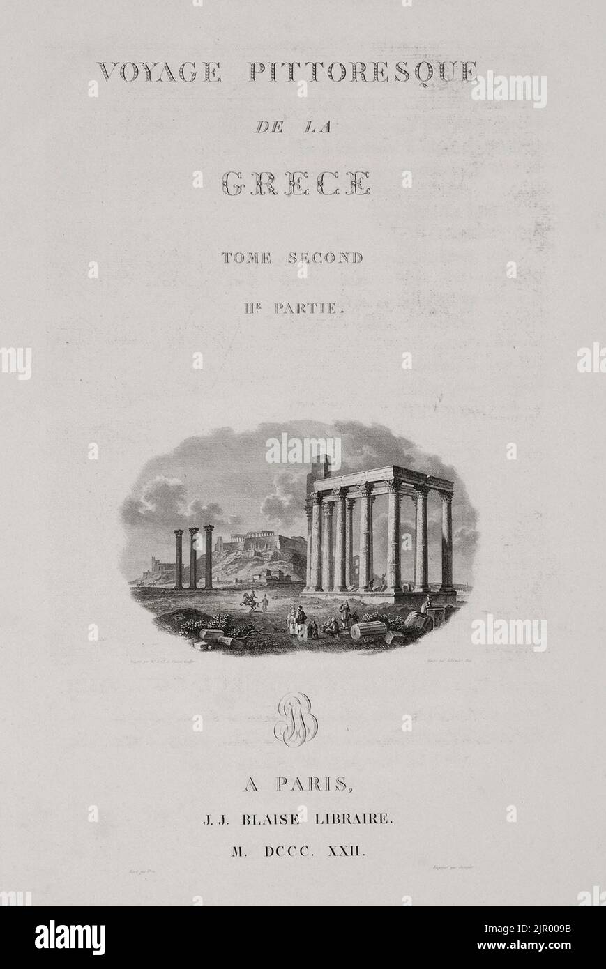 Title page of the third volume of the book The Temple of Olympian Zeus ...