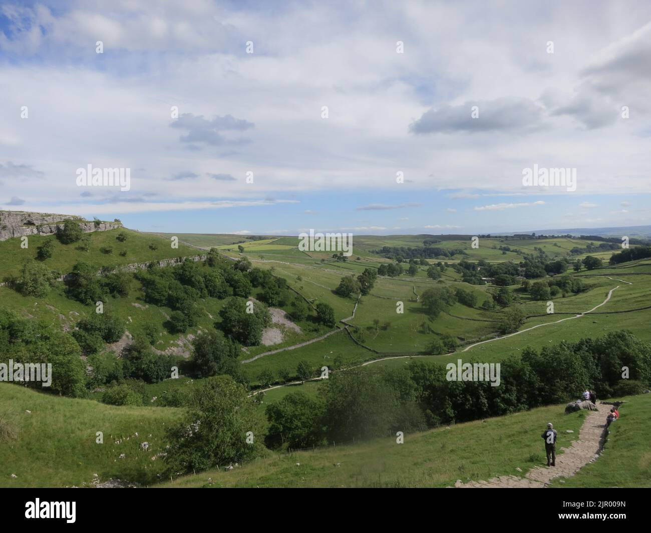 The Pennine Way National Trail Long-distance hiking trail. England. UK ...