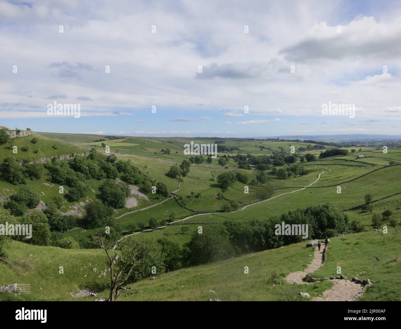 The Pennine Way National Trail Long-distance hiking trail. England. UK ...