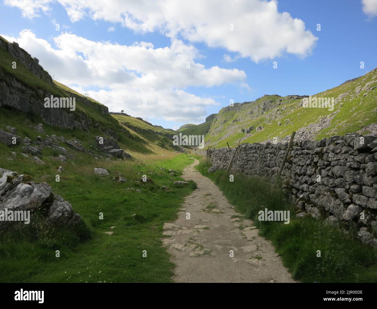 The Pennine Way National Trail Long-distance hiking trail. England. UK ...