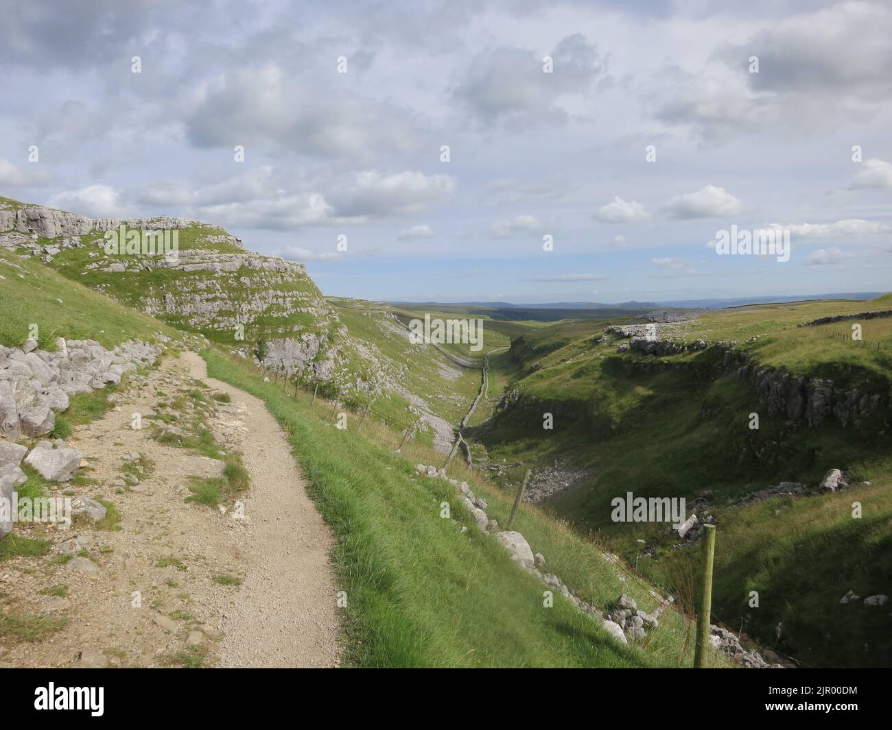 The Pennine Way National Trail Long-distance hiking trail. England. UK ...