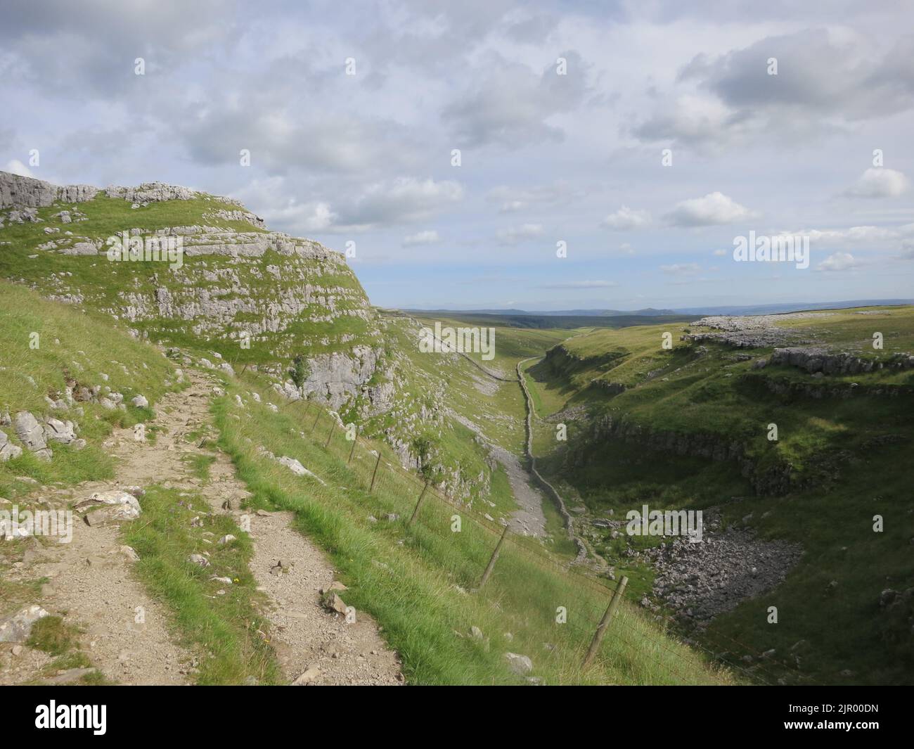 The Pennine Way National Trail Long-distance hiking trail. England. UK ...