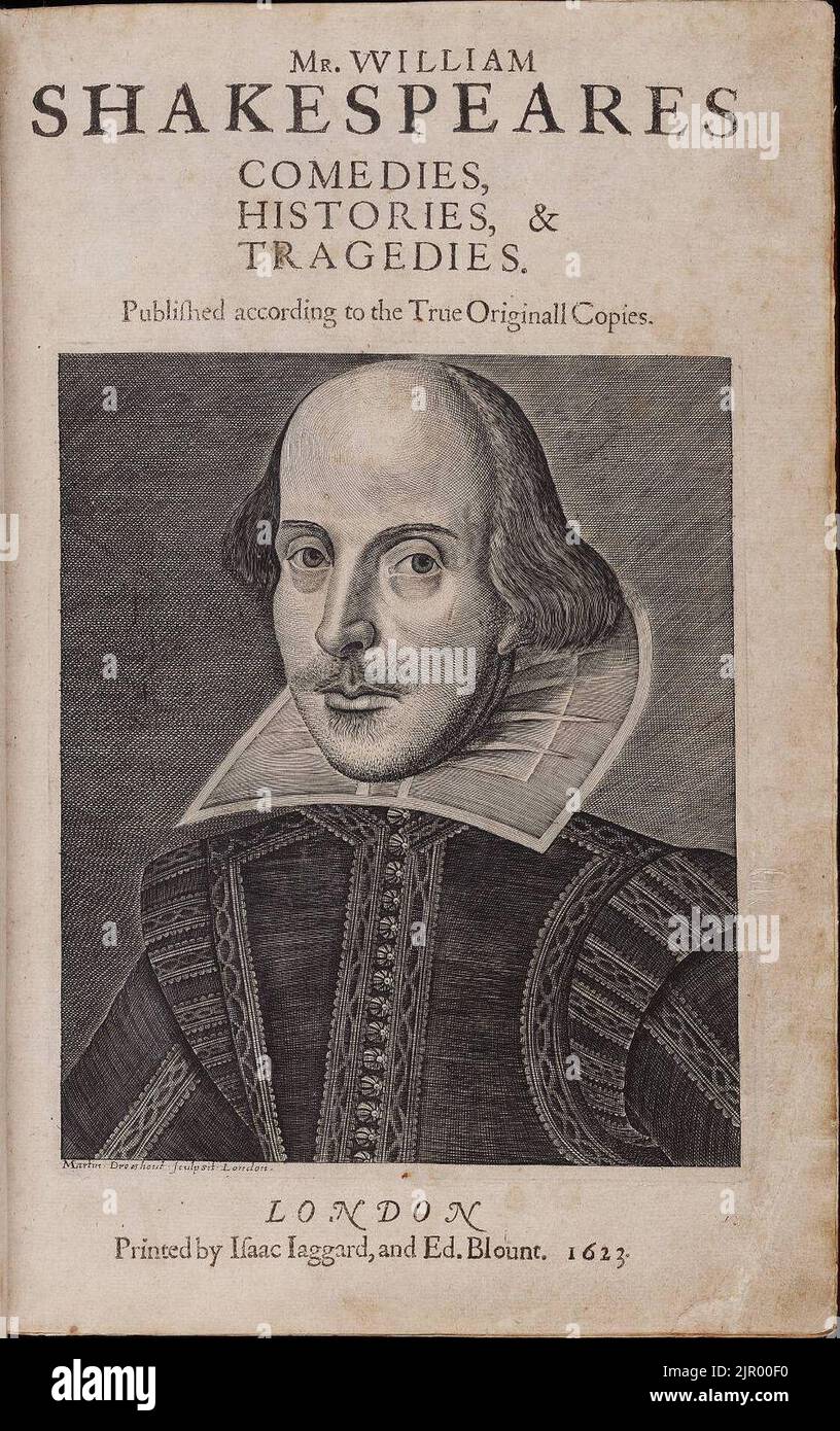 William shakespeare’s first folio hi-res stock photography and images ...