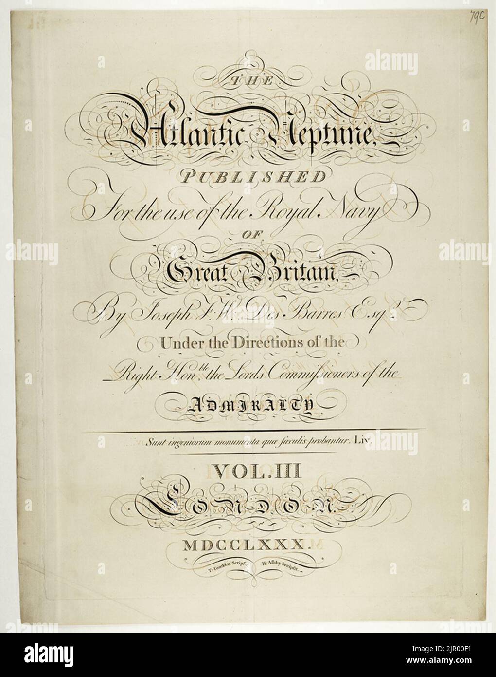 Title page to volume III Stock Photo - Alamy