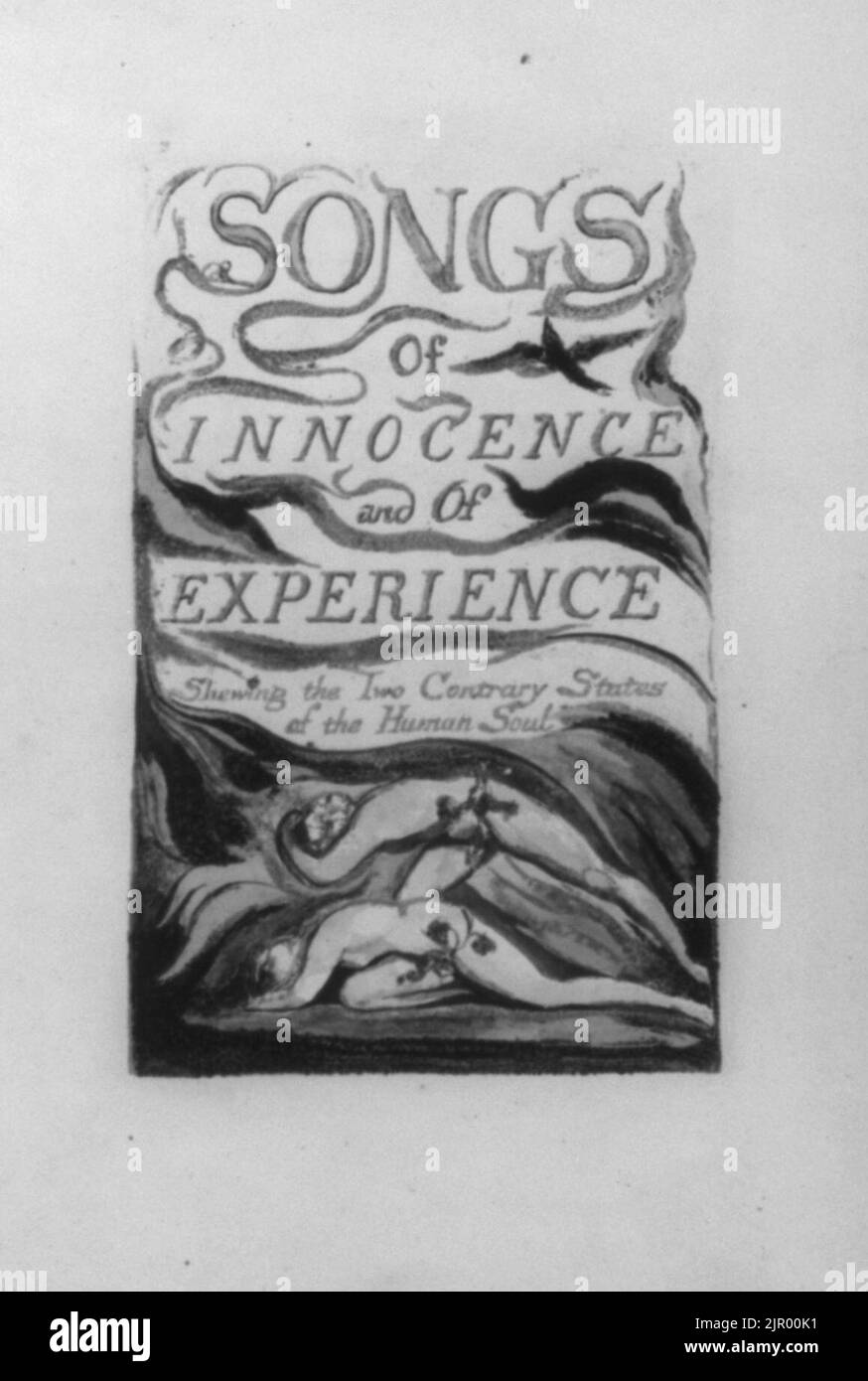 Title page; Songs of Innocence and of Experiences; showing the two ...