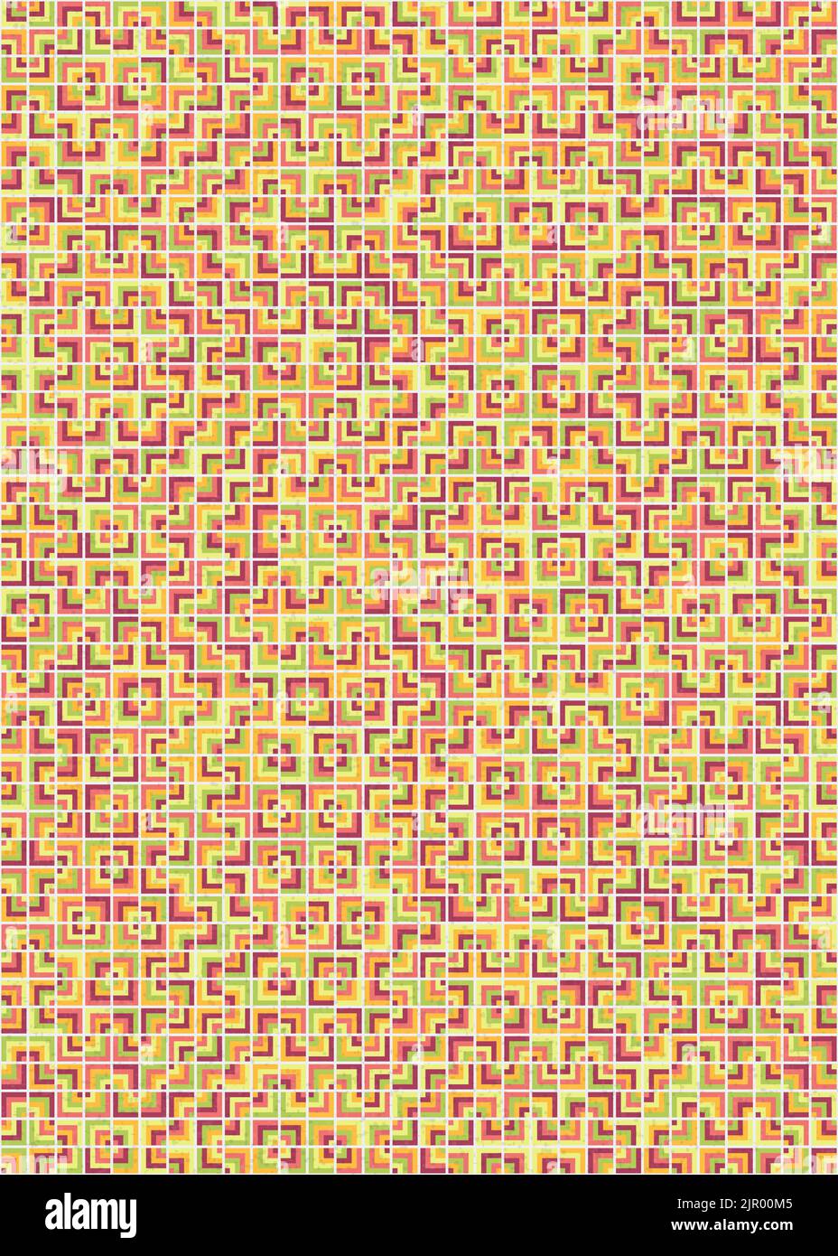 Abstract Geometrical generative computational art illustration Stock ...