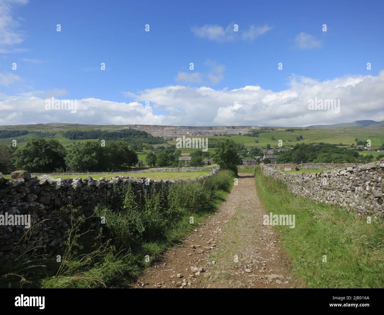 The Pennine Way National Trail Long-distance hiking trail. England. UK ...