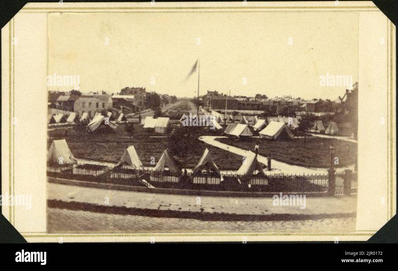Tivoli Circle NOLA c 1864 Stock Photo - Alamy