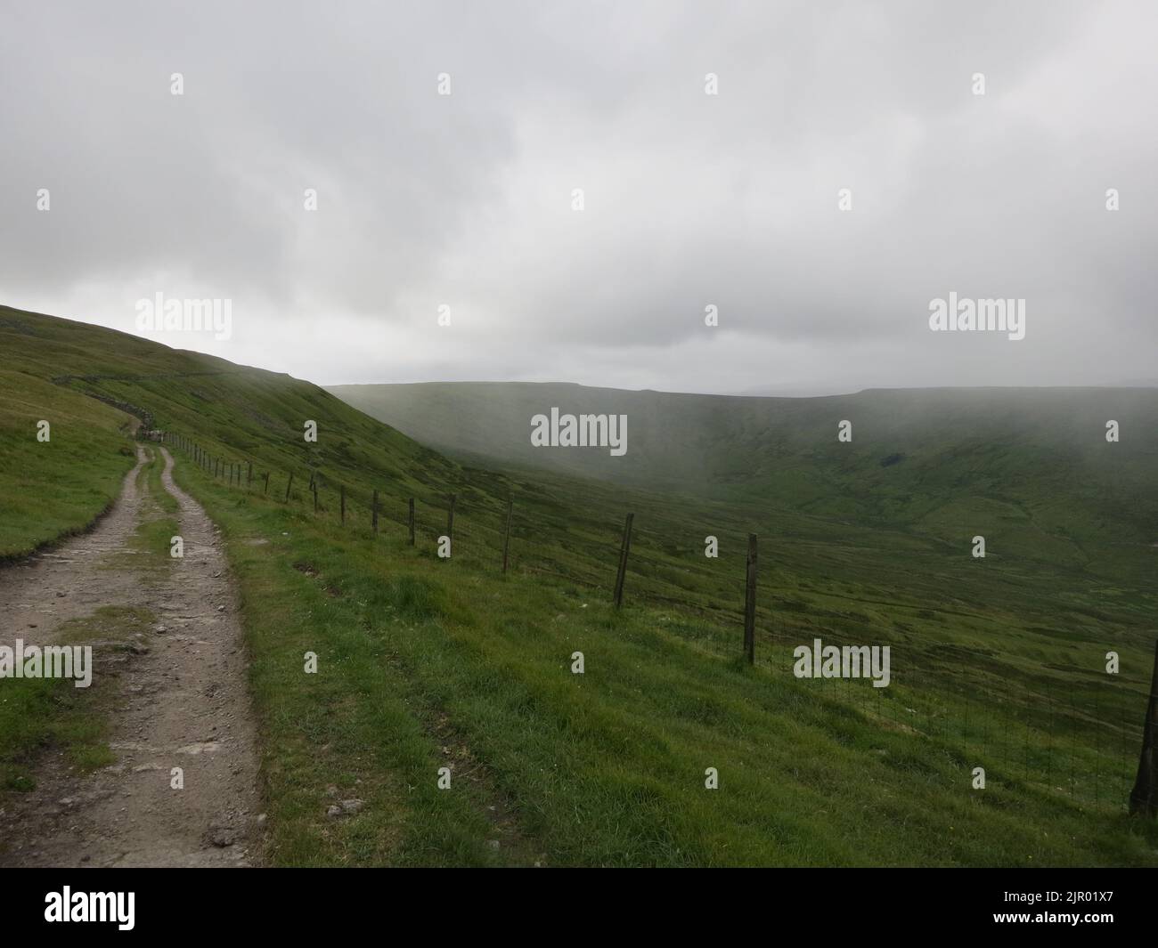 The Pennine Way National Trail Long-distance hiking trail. England. UK ...