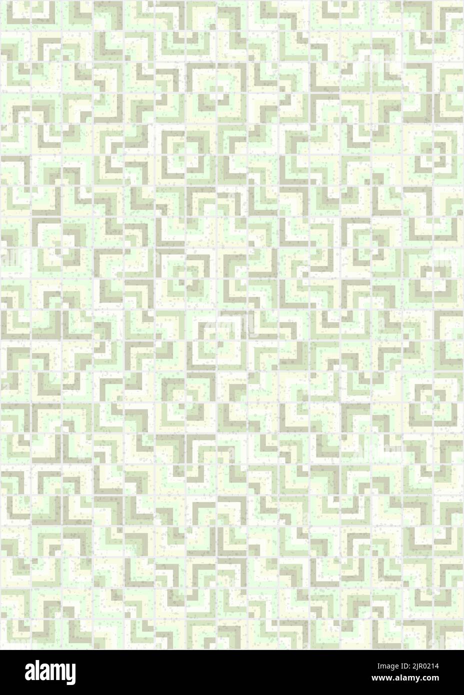 Abstract Geometrical generative computational art illustration Stock ...