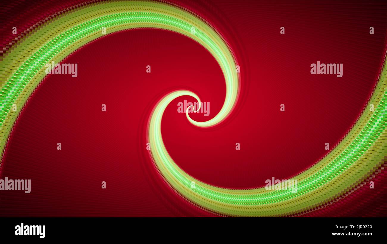 An abstract green and red swirl spiral background Stock Photo - Alamy