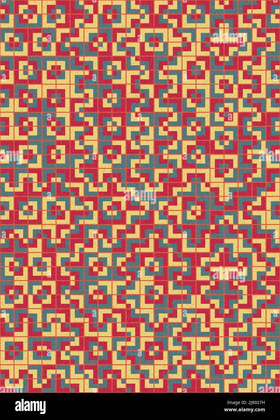 Abstract Geometrical generative computational art illustration Stock ...